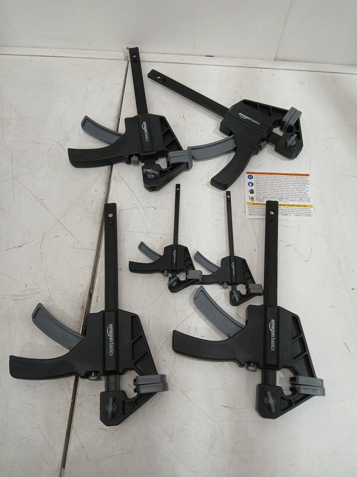 6PC AMAZON BASICS TRIGGER CLAMP SET … | King of the North Auction