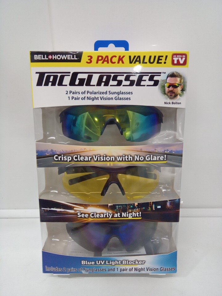 3PK BELL + HOWELL TAC GLASSES- 2 PAI… | King of the North Auction