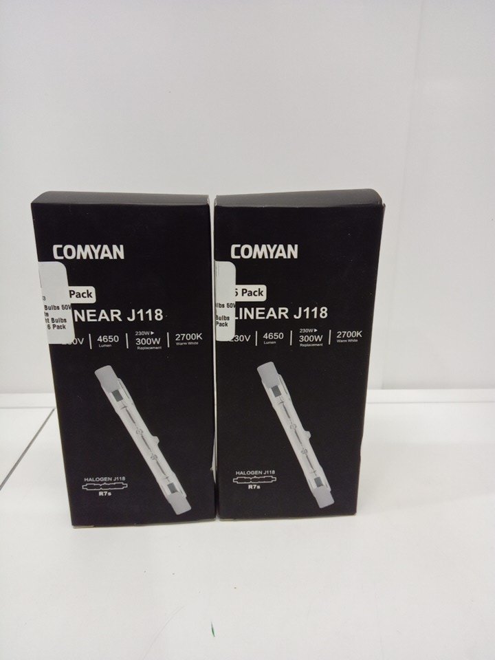 2 (6PK) COMYAN DIMMABLE J118 R7S HAL… | King of the North Auction